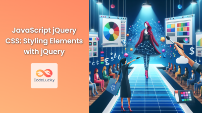 JavaScript jQuery CSS: Styling Elements with jQuery - CodeLucky
