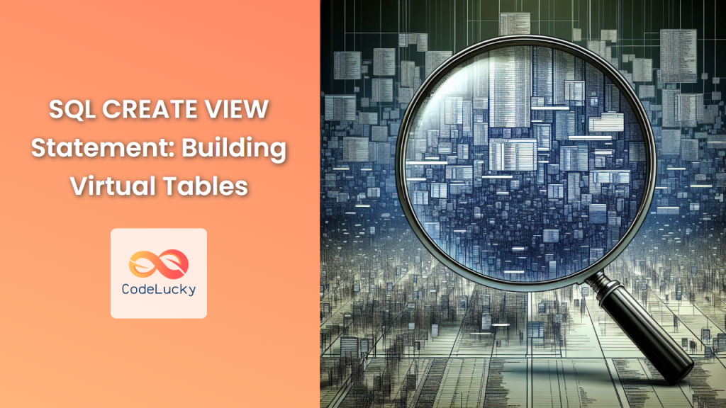 SQL UPDATE VIEW Statement: Modifying Data Through Views - CodeLucky