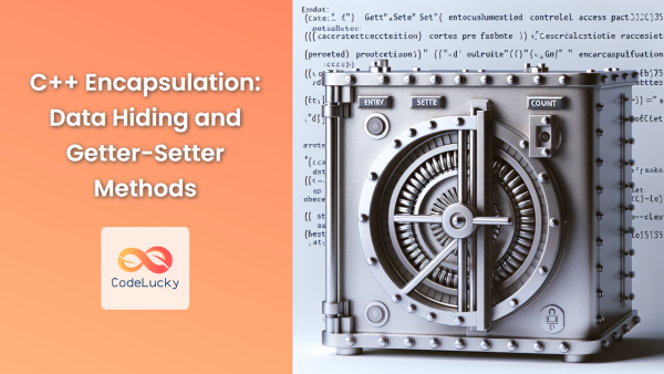 C Encapsulation Data Hiding And Gettersetter Methods Codelucky