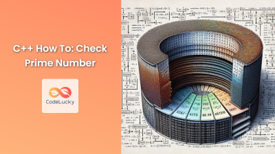 C++ How To: Check Prime Number - CodeLucky