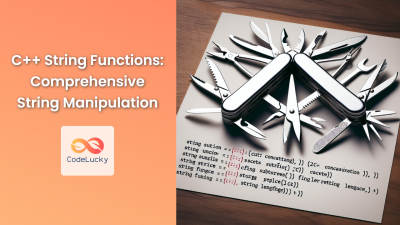 C++ String Functions: Comprehensive String Manipulation - CodeLucky