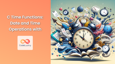 C Time Functions: Date and Time Operations with - CodeLucky