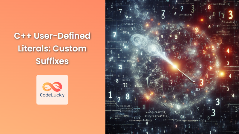 C++ User-Defined Literals: Custom Suffixes - CodeLucky
