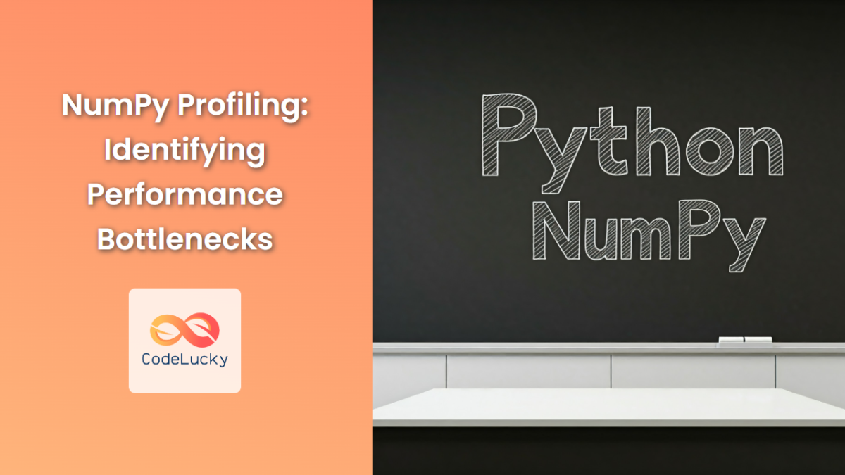 NumPy Profiling: Identifying Performance Bottlenecks - CodeLucky