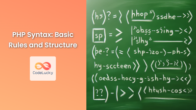PHP Syntax: Basic Rules and Structure - CodeLucky