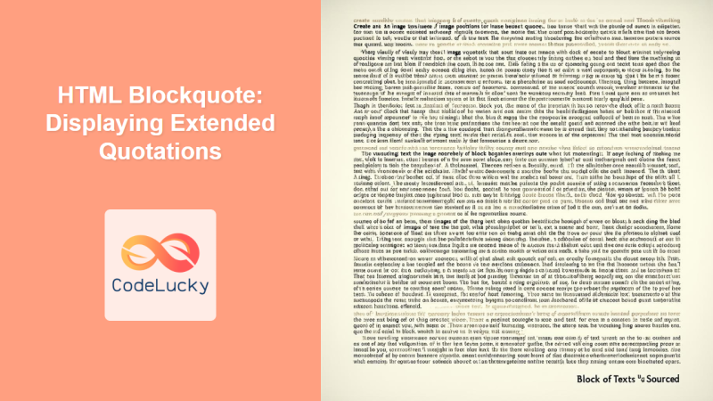 CSS quotes Property: Styling Quotations in CSS - CodeLucky