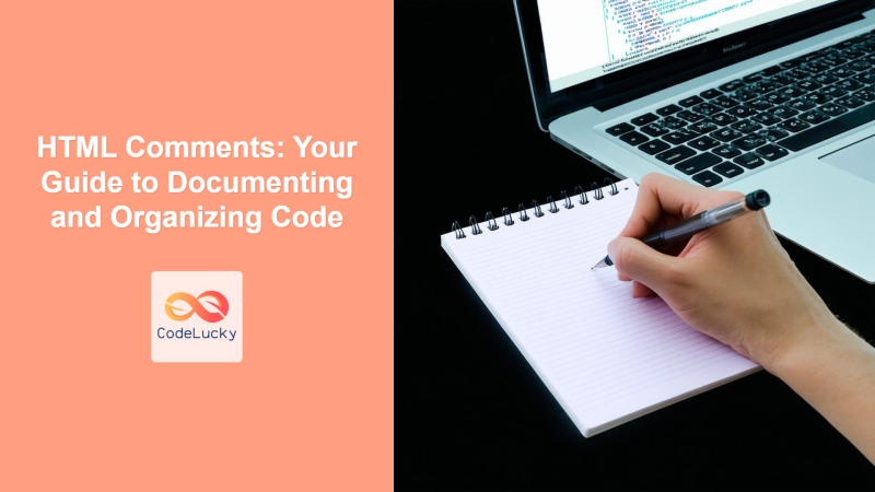 HTML Comments: Your Guide to Documenting and Organizing Code - CodeLucky