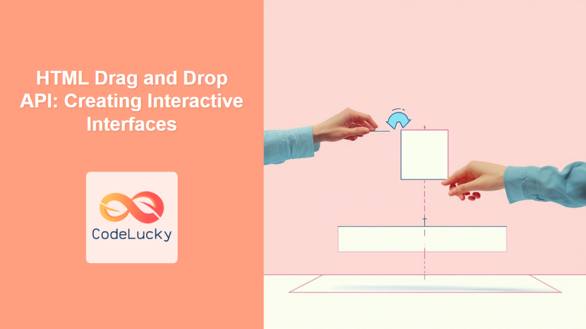 HTML Drag and Drop API: Creating Interactive Interfaces - CodeLucky