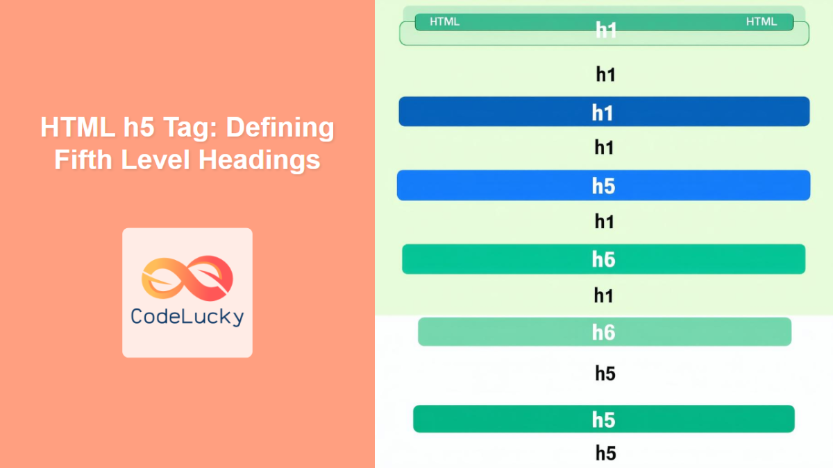 HTML h5 Tag: Defining Fifth Level Headings - CodeLucky