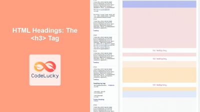 HTML Headings: The Tag Explained - CodeLucky