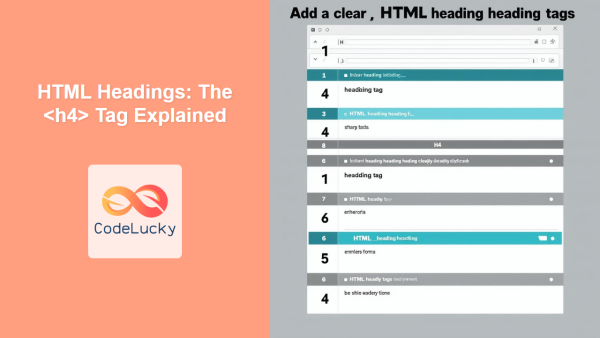 HTML Headings: The Tag - CodeLucky