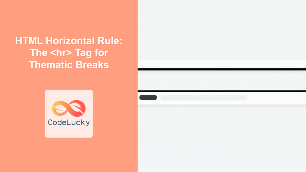 HTML Line Break: The ` ` Tag - CodeLucky