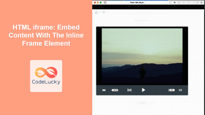 HTML Embed: Embedding External Content & Applications - CodeLucky