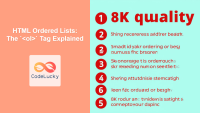 HTML Lists: Mastering Ordered, Unordered, and Description Lists - CodeLucky