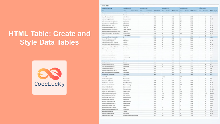 Html Colspan Attribute Column Span In Tables Codelucky