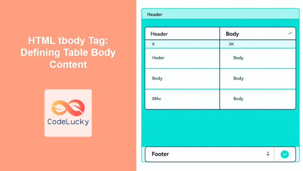 HTML Table tFoot Property: Table Footer - CodeLucky
