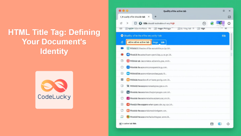HTML title Attribute: Comprehensive Guide - CodeLucky