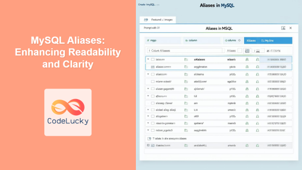 SQL Aliases: Renaming Columns and Tables Temporarily - CodeLucky