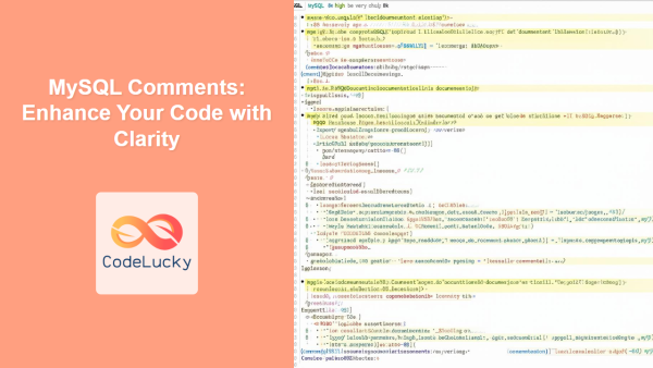 HTML Comments: Your Guide to Documenting and Organizing Code - CodeLucky