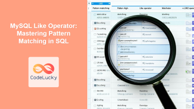 SQL Wildcards: Flexible String Matching - CodeLucky