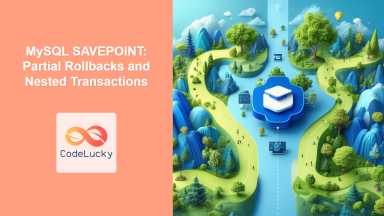 SQL SAVEPOINT Statement: Creating Checkpoints in Transactions - CodeLucky