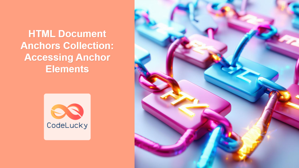 Html Dom Anchor Object Accessing Anchor Elements Codelucky