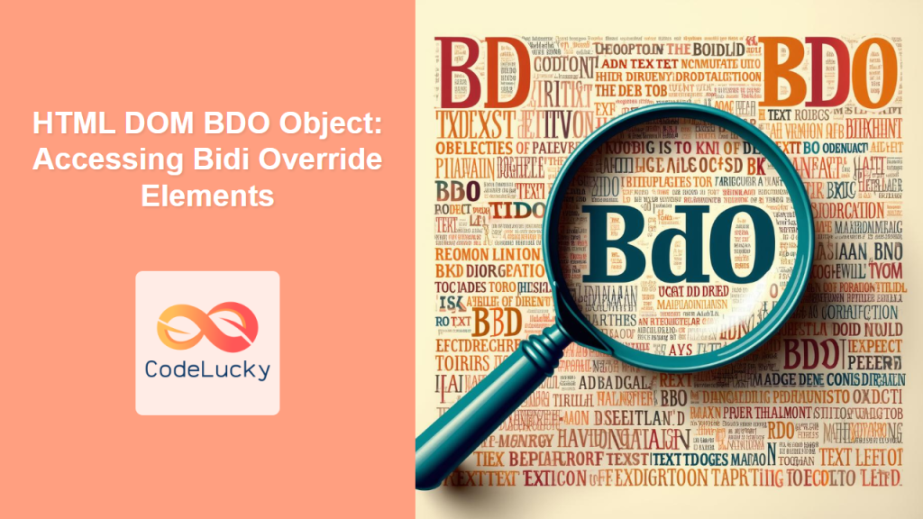 HTML dir Property: Element Text Direction - CodeLucky