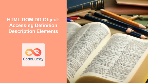 HTML DOM Datalist Object: Accessing Datalist Elements - CodeLucky