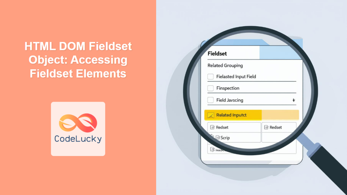HTML DOM Fieldset Object: Accessing Fieldset Elements - CodeLucky