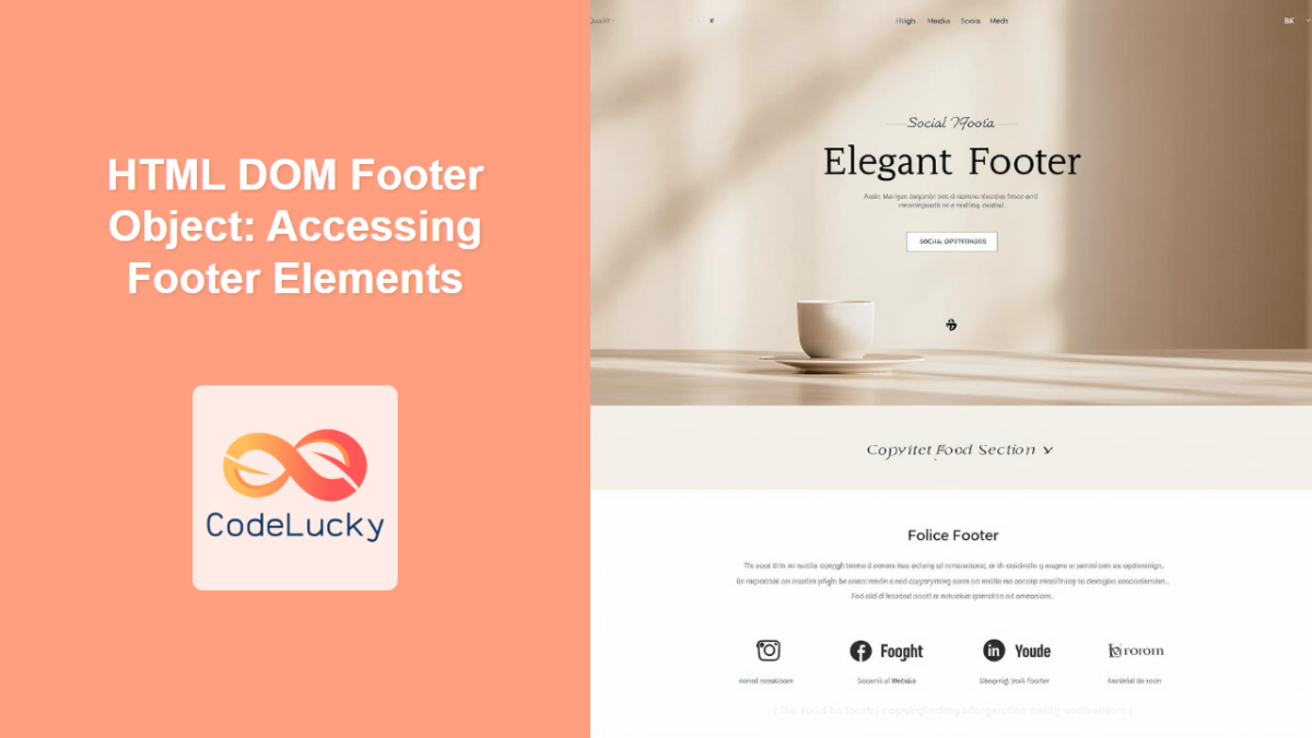 HTML Footer: The Complete Guide to the Tag - CodeLucky