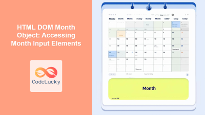 HTML DOM Date Object: Accessing Date Input Elements - CodeLucky