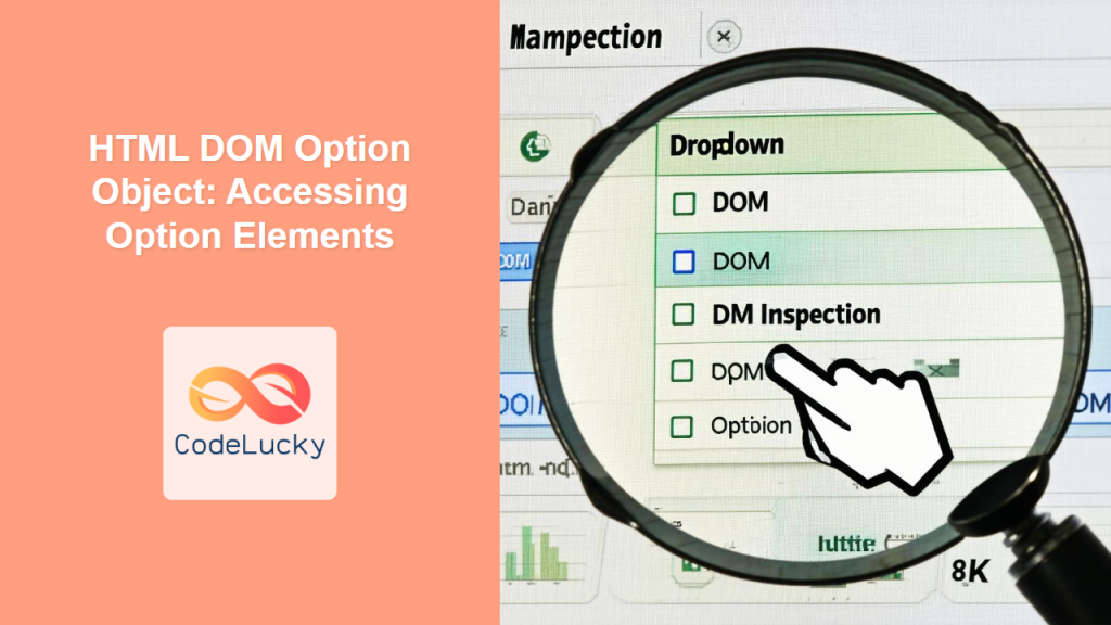 HTML DOM Select Object: Accessing Select Elements - CodeLucky