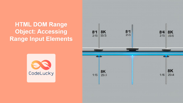 HTML Range value Property: Range Input Value - CodeLucky