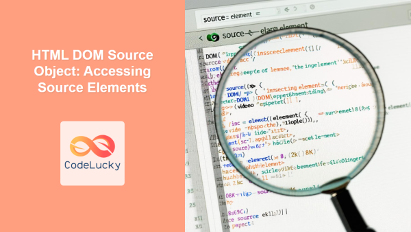 HTML DOM Audio Object: Accessing Audio Elements - CodeLucky