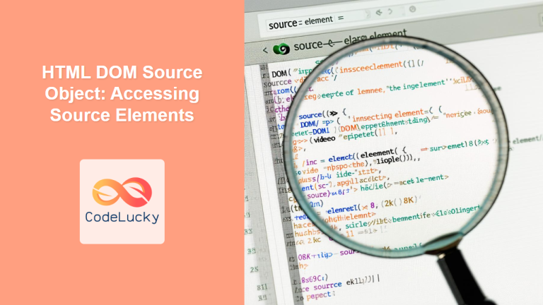 HTML DOM Audio Object: Accessing Audio Elements - CodeLucky