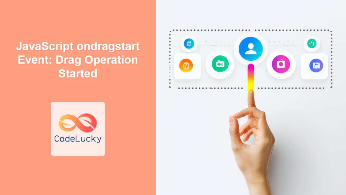 JavaScript ondrag Event: Element Dragged - CodeLucky