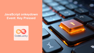 JavaScript onkeyup Event: Key Released - CodeLucky