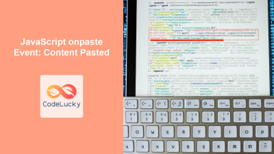 JavaScript InputEvent Object: Input Events - CodeLucky