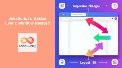 JavaScript onresize Event: Window Resized - CodeLucky