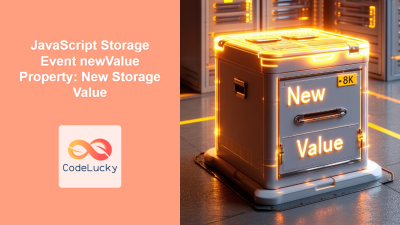 JavaScript Storage setItem() Method: Setting Storage Item - CodeLucky
