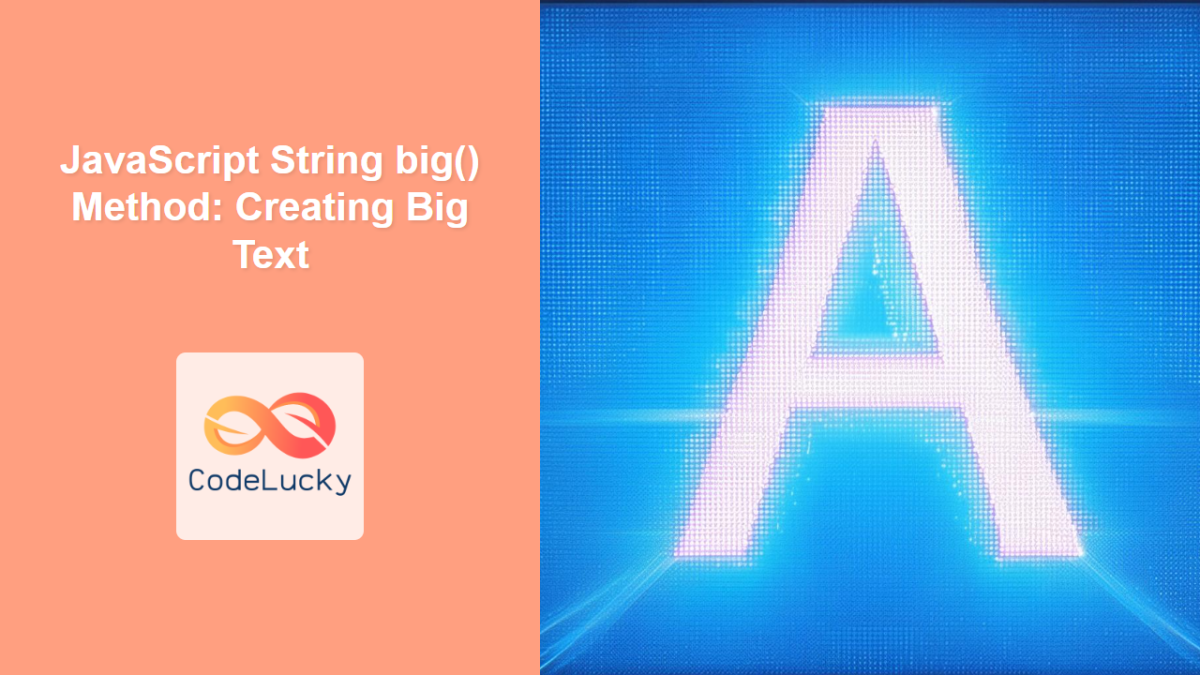 JavaScript String bold() Method: Creating Bold Text - CodeLucky