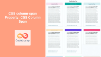 CSS column-span Property: CSS Column Span - CodeLucky