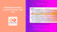 CSSStyleDeclaration setProperty() Method: Setting CSS Properties - CodeLucky
