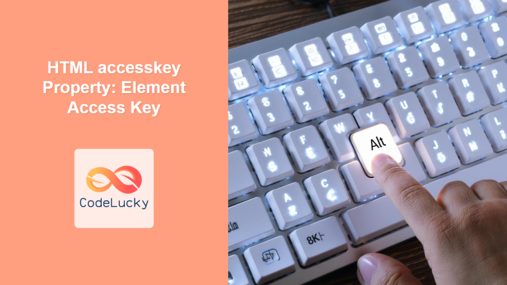 HTML tabIndex Property: Element Tab Index - CodeLucky