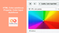 HTML Color type Property: Color Input Type - CodeLucky