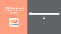 HTML Color type Property: Color Input Type - CodeLucky