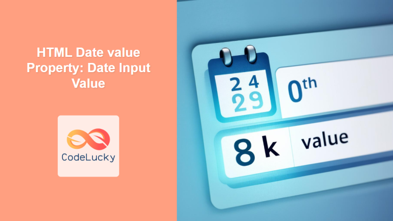 HTML Date max Property: Date Input Maximum - CodeLucky