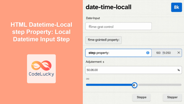 HTML DOM Datetime-Local Object: Accessing Local Datetime Input Elements - CodeLucky