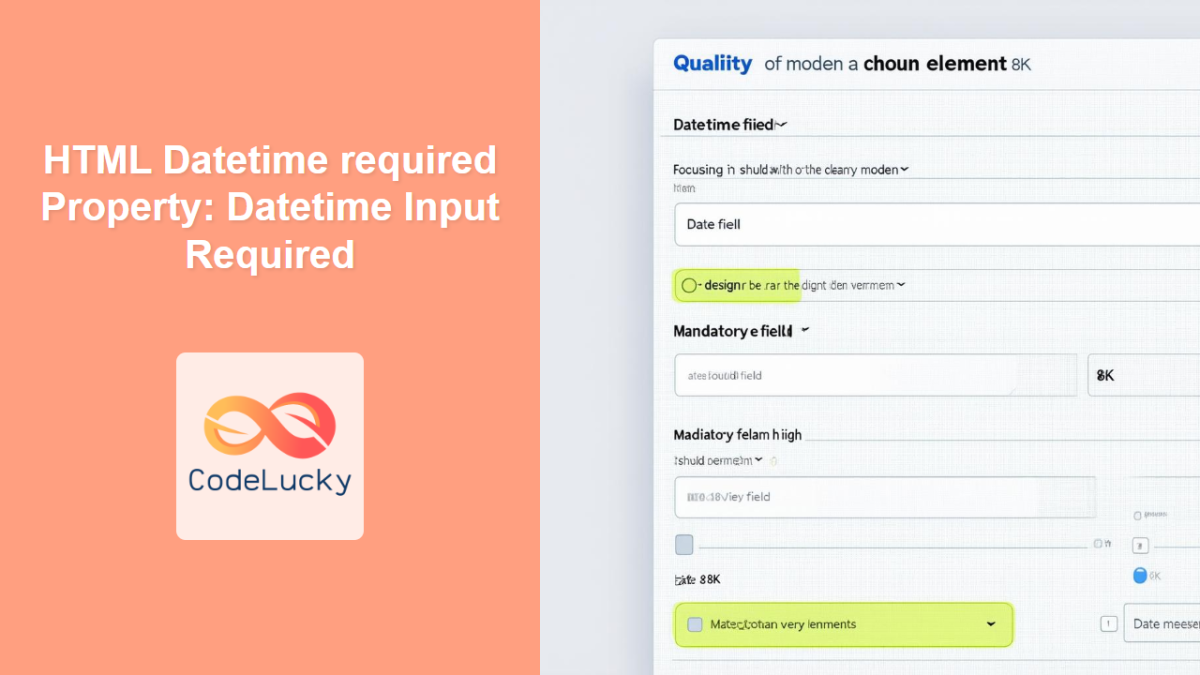 HTML Date min Property: Date Input Minimum - CodeLucky