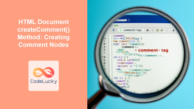 HTML Comments: Your Guide to Documenting and Organizing Code - CodeLucky